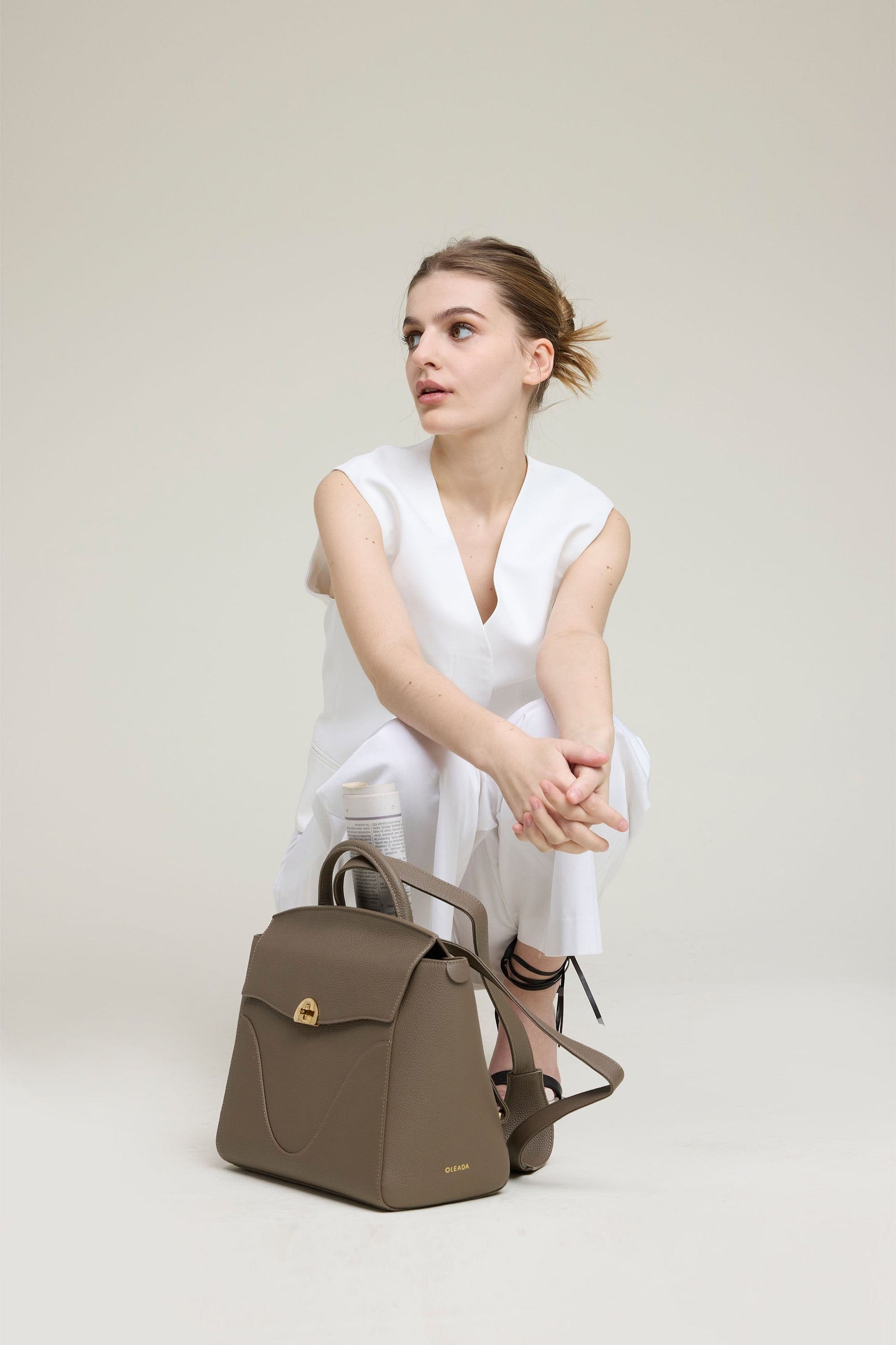 Shop Wavia Bag Plus - OLEADA: Large Leather Laptop Work Backpack for ...